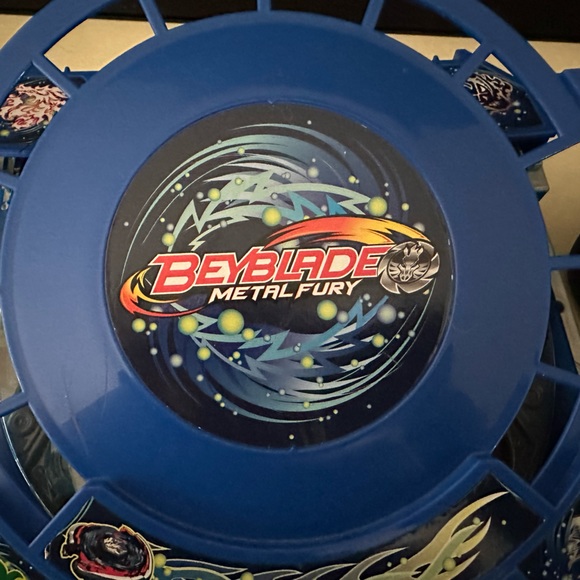 Beyblade | Toys | Beyblade Metal Fury Lot Travel Battle Arena Stadium ...